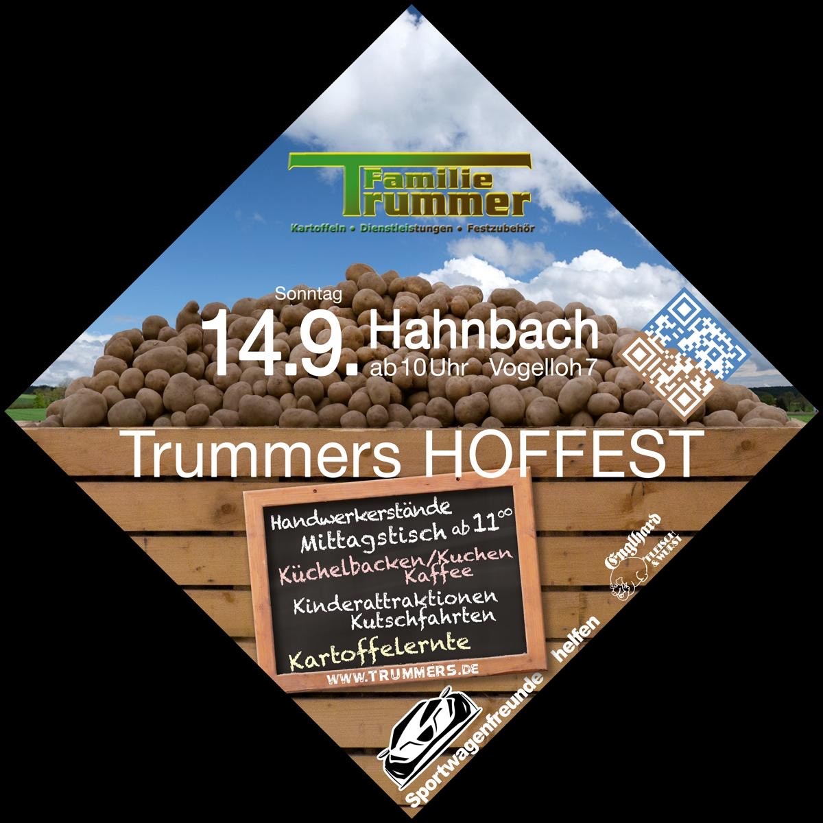 Markt Hahnbach: Trummers Hoffest am Sonntag, den 14.09.2025